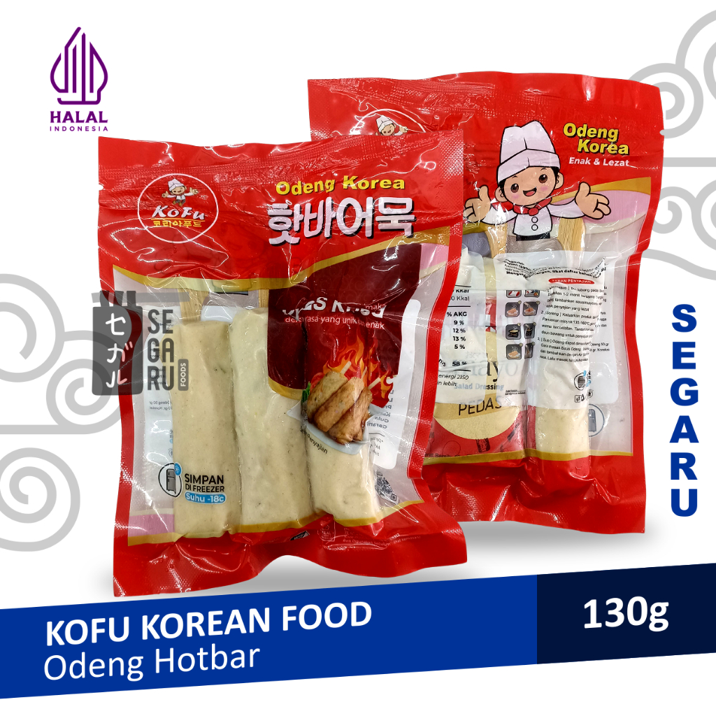 Jual KOFU Hotbar Odeng Stick Korean Fish Cake Halal 130gr | Shopee ...
