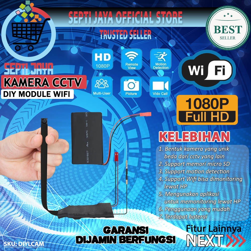 Jual Small Mikro Camera DIY Module Wifi Lookcam Spy Kamera Mini Modul ...