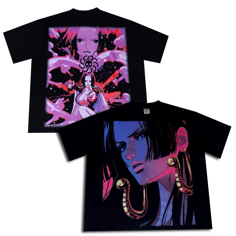 Jual T-shirt Boa Hancock Onepiece - Oversized Black solid edition ...
