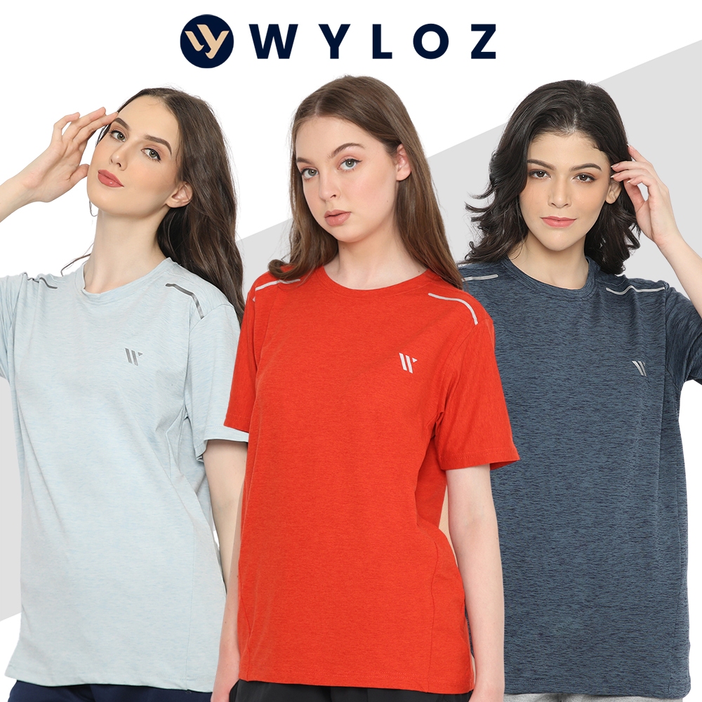 Jual WYLOZ Baju Kaos Olahraga Quick Dry Fit Lengan Pendek Wanita Jumbo ...