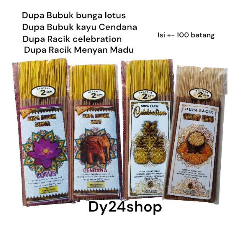 Jual Dupa Racik Dupa Bubuk Bunga Dupa Bubuk Kayu isi 100 Batang ...
