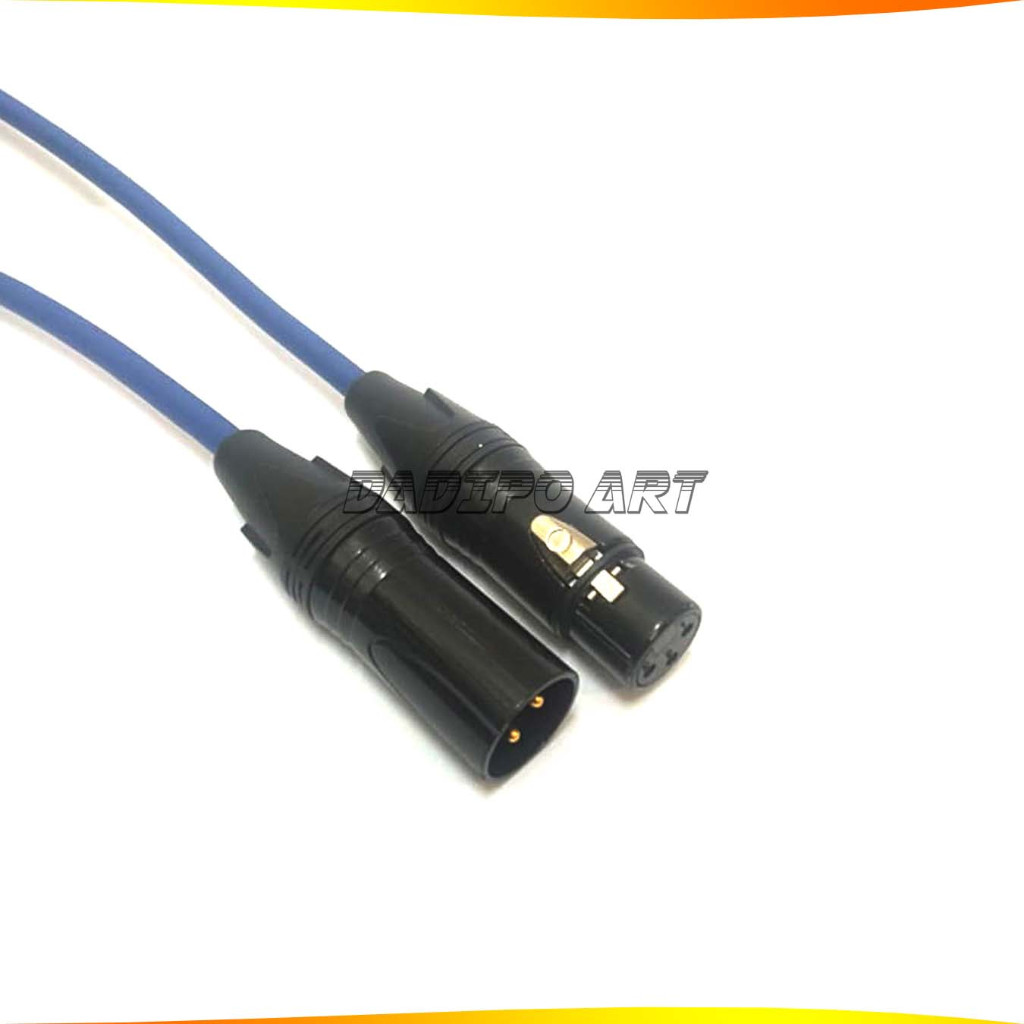 Jual Kabel Jack Audio Connector Canon to Canon Male to Female Aksesoris ...