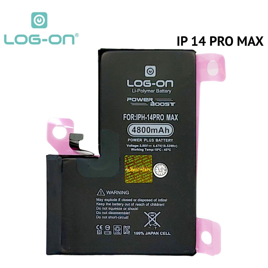 Jual Baterai Batre Log-On Ip 14 Pro Max / Iph 14 Pro Max / Ios 14 Pro ...