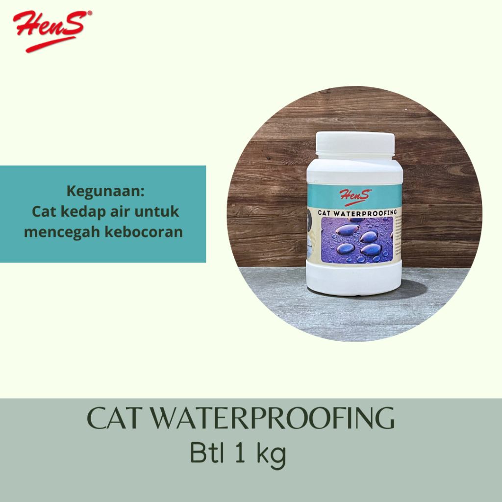 Jual HENS Cat Waterproofing - Cat Kedap Air dan Cegah Kebocoran ...