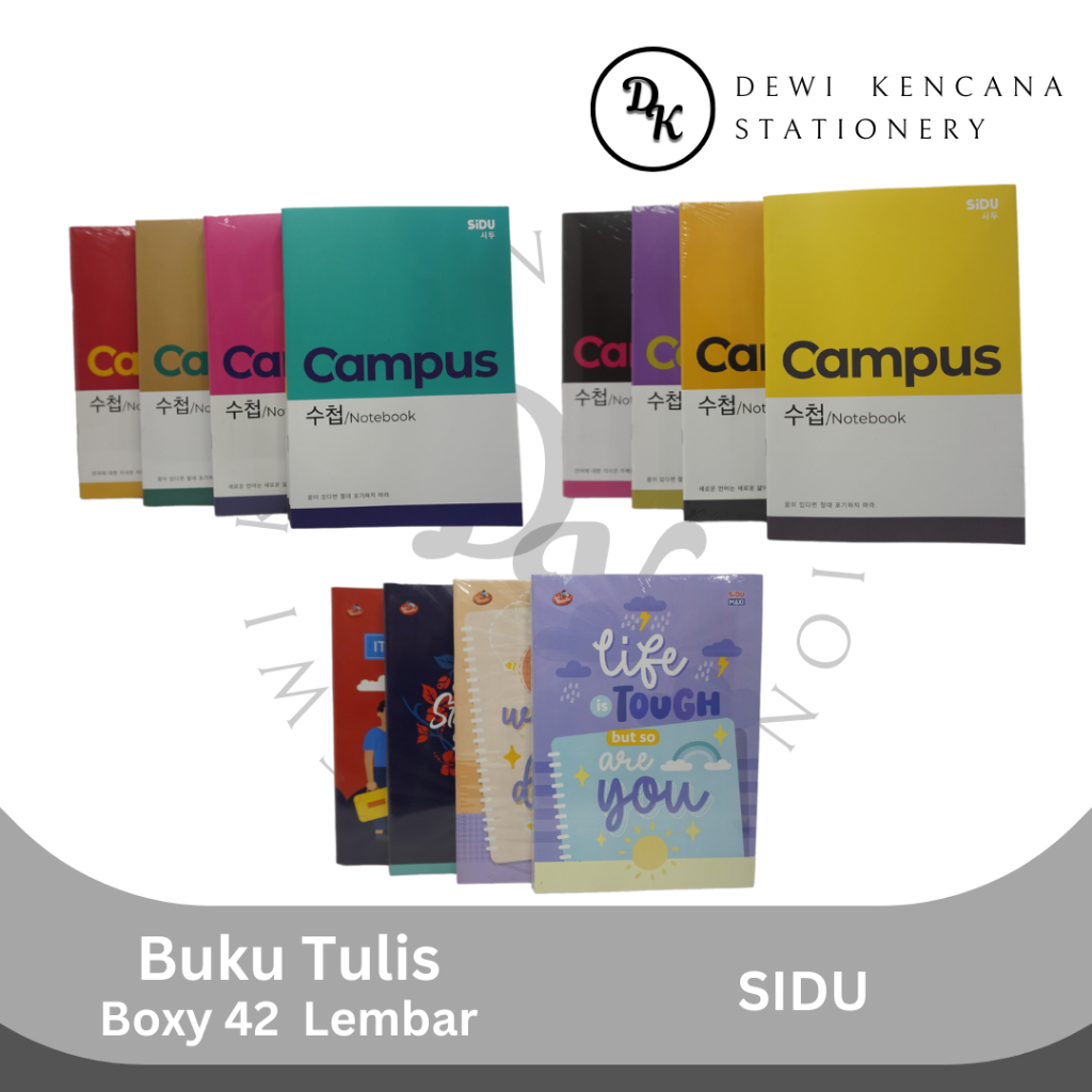 Jual Buku Tulis Campus Boxy SIDU 1 Pak Isi 5 Buku | Shopee Indonesia