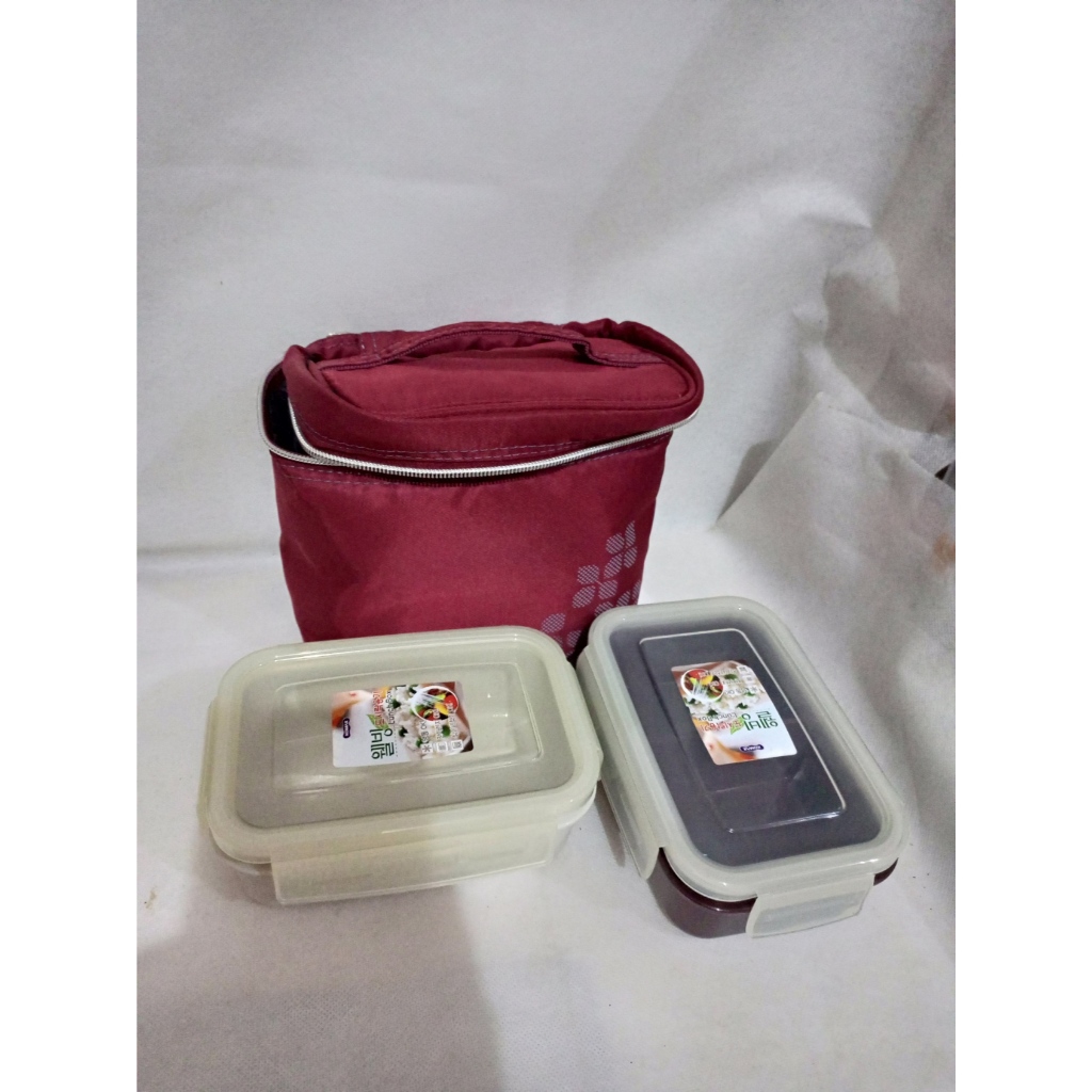 Jual KOMAX Kotak Makan Buatan Korea. Kotak kurang 1 | Shopee Indonesia