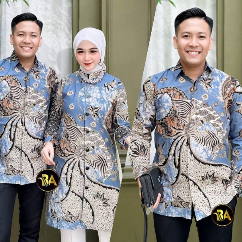 Jual Batik Couple Batik couple modern baju batik couple batik tunik ...