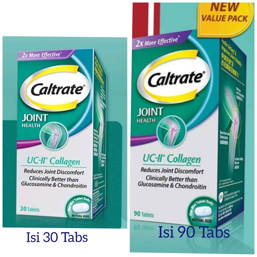 Jual Caltrate Joint Health UC-II Collagen 30 Tablet / 90 Tablet ...