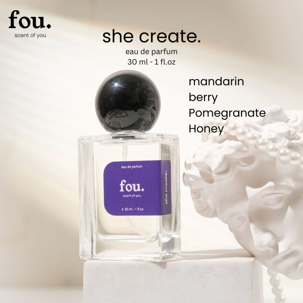 Jual fou. Perfume - She Create (Eau De Parfum 30ml) | Shopee Indonesia
