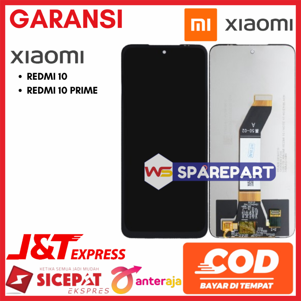 Jual LCD XIAOMI REDMI 10 / REDMI 10 PRIME - ORIGINAL FULLSET | Shopee ...