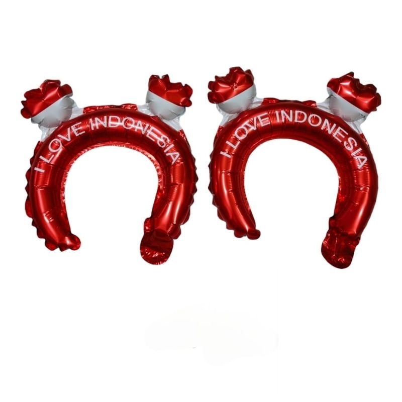 Jual [ isi 10pcs ] Balon foil bando merah putih | Shopee Indonesia