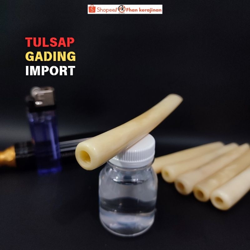 Jual once pipa cangklong tulang sapi import super 12cm rasa gading ...