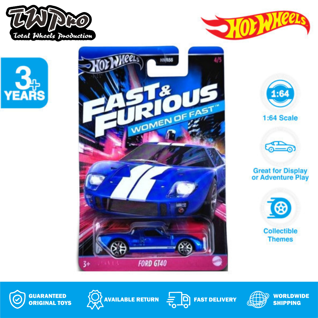 Jual Hotwheels Fast & Forius Women Of Fast Ford Gt40 - TWPRO | Shopee ...