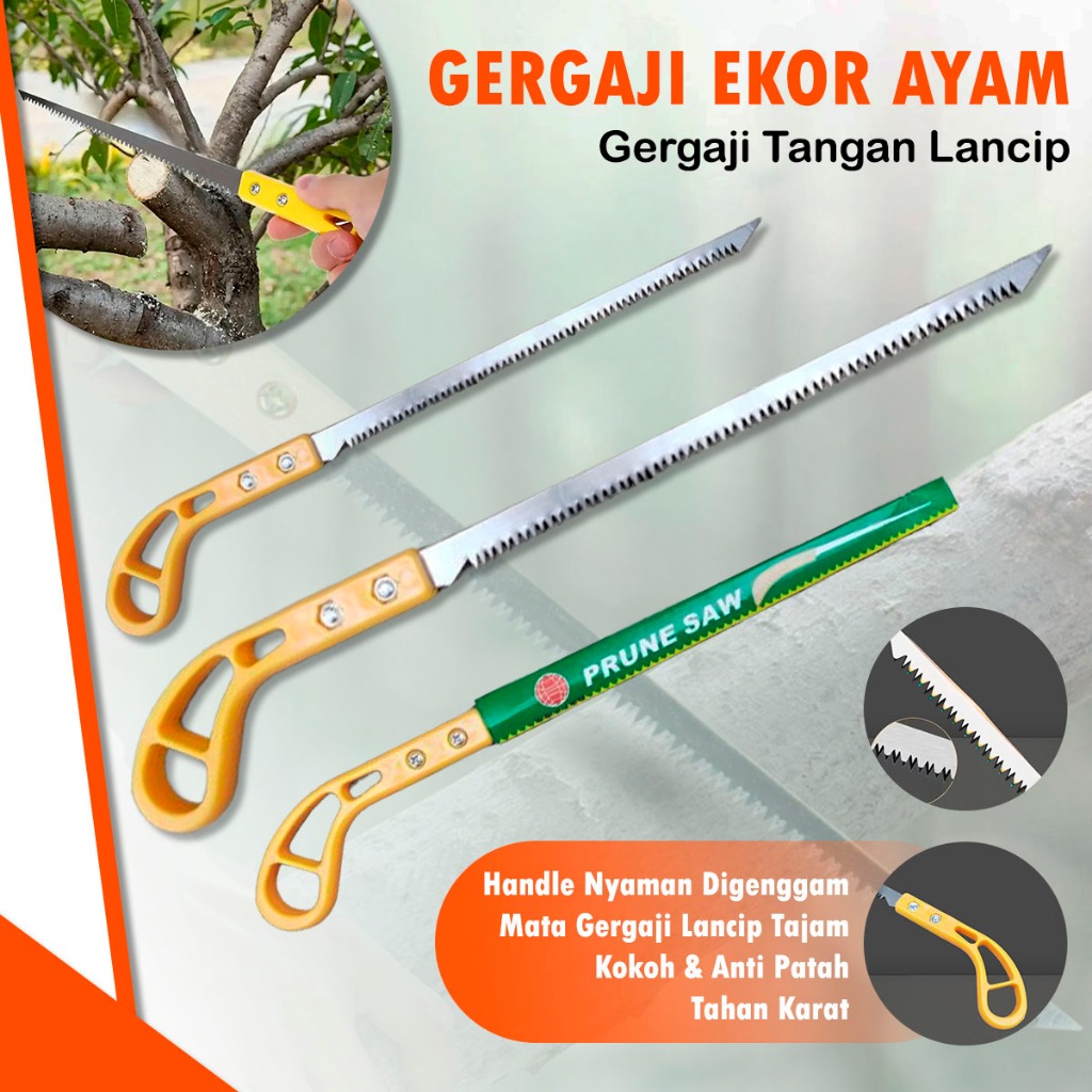 Jual IDEKU Gergaji Mini Rumahan Gergaji Lancip - Gergaji Dahan Ranting Kayu Gergaji Bambu ...