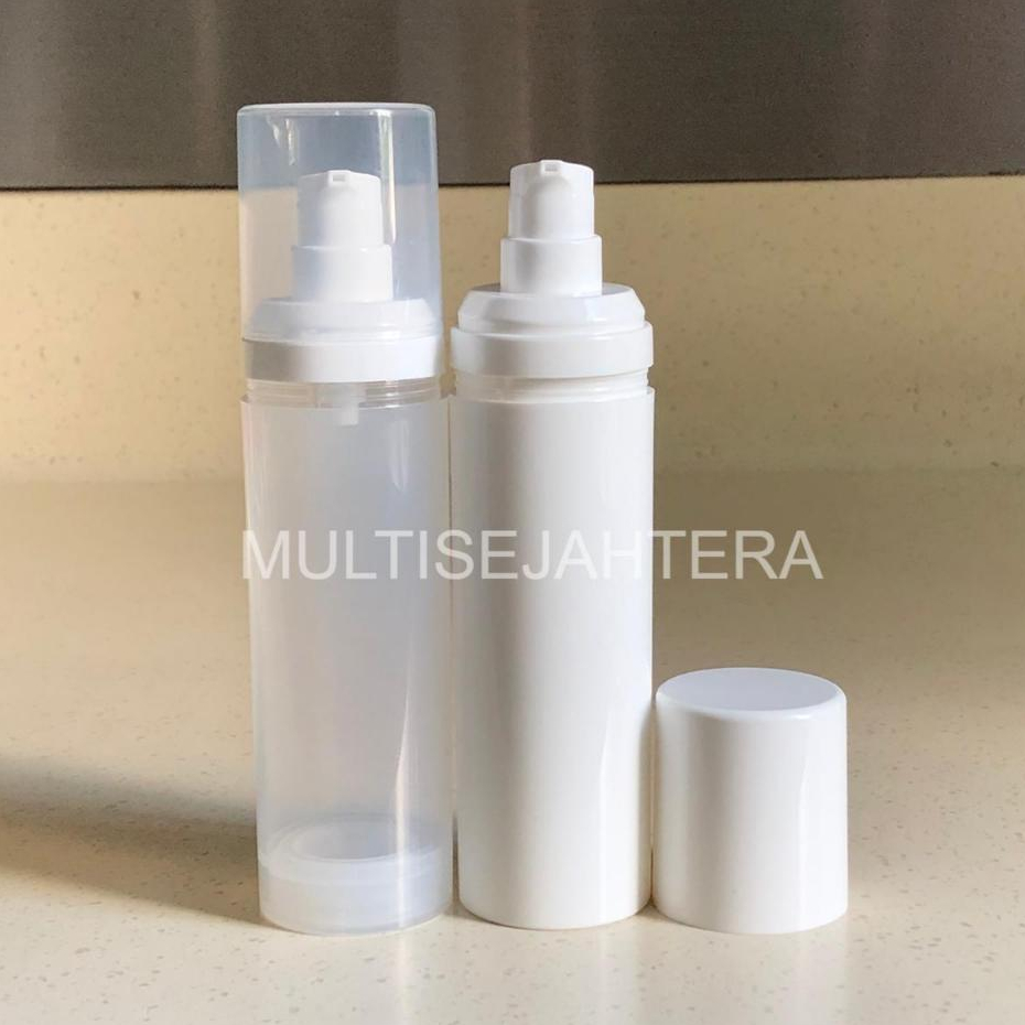 Jual Botol Airless 100ml Botol Serum Airless Pump Spray Kosmetik Skin ...