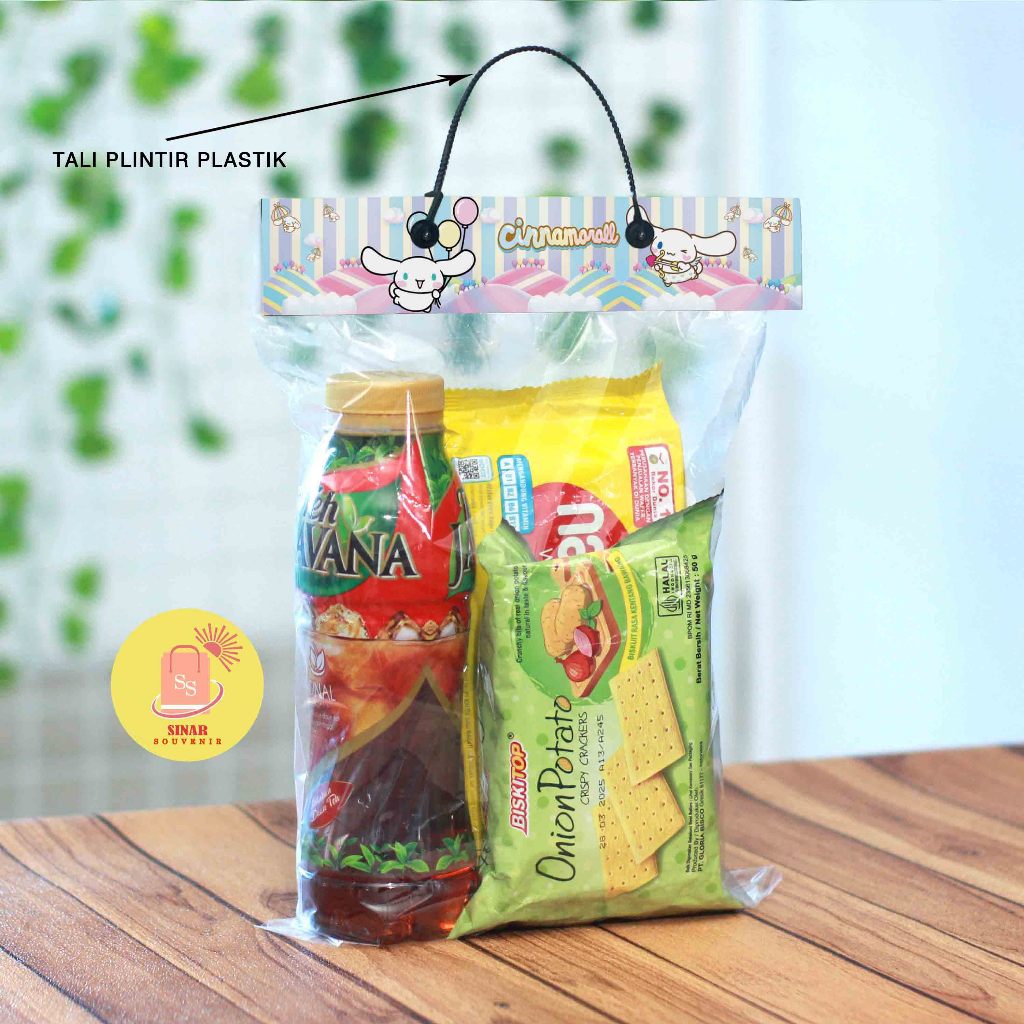 Jual LABEL BINGKISAN SNACK ULANG TAHUN UK 20X8 DAN SOUVENIR ULTAH ANAK ...
