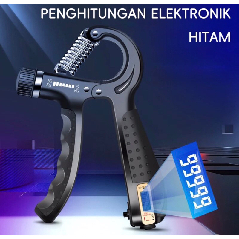 Jual HANDGRIP HAND GRIP 5-60KG ALAT BANTU FITNESS OTOT LENGAN PORTABLE ...