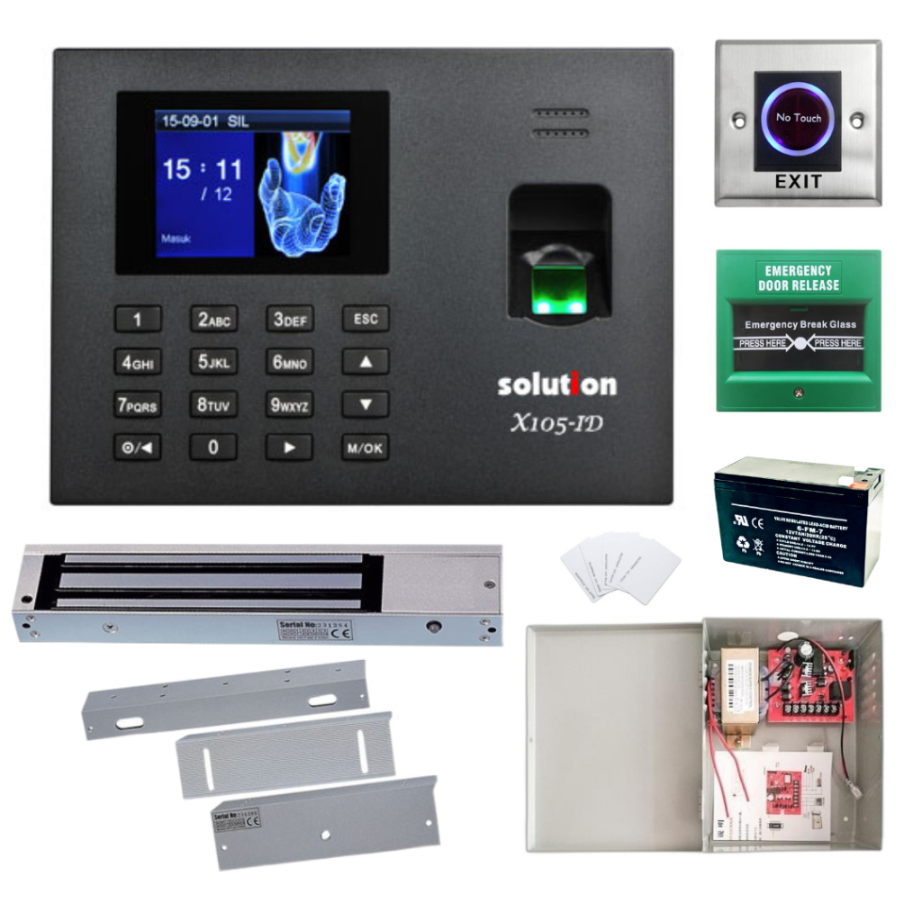 Jual Access Door Solution x105 id Paket Access Control Plus Absensi ...