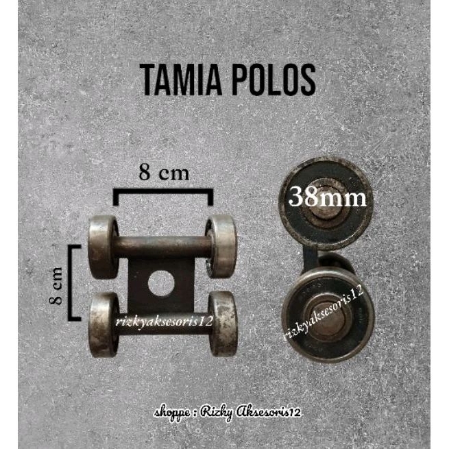 Jual Roda Pagar besi tralis bearing Tamiya Polos/Roda Atas HENDERSON ...