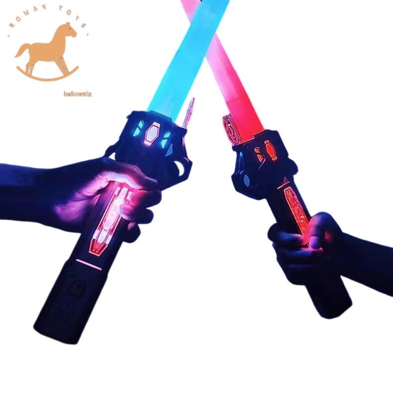 Jual Mainan Laser Lampu Pedang Light Saber Dengan LED Lampu Suara ...