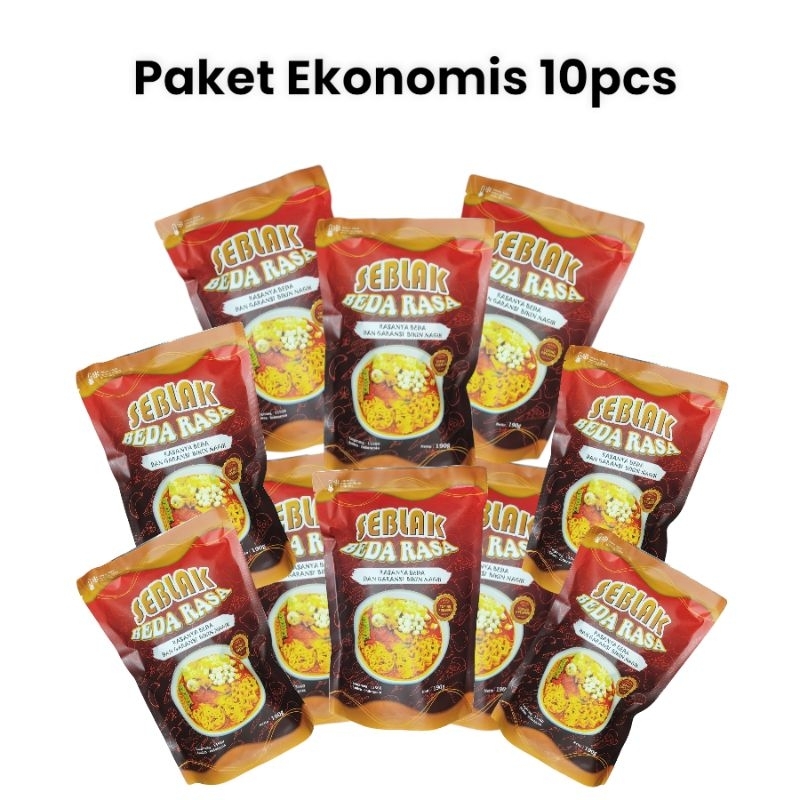 Jual Seblak Instan Beda Rasa Paket Reseller isi 10pcs Kemasan Pouch ...