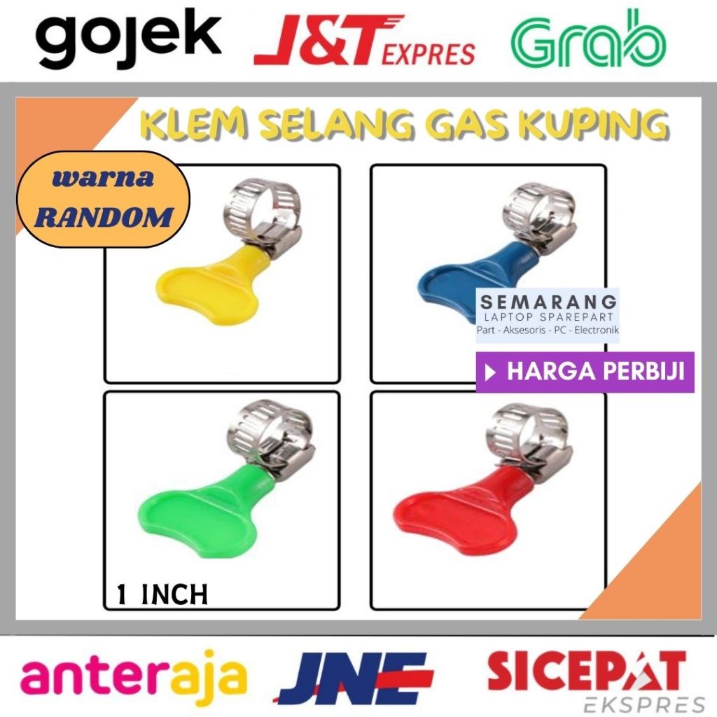Jual Klem Selang Kuping Hose Clamp Gas Elpiji Pengancing Stainless ...
