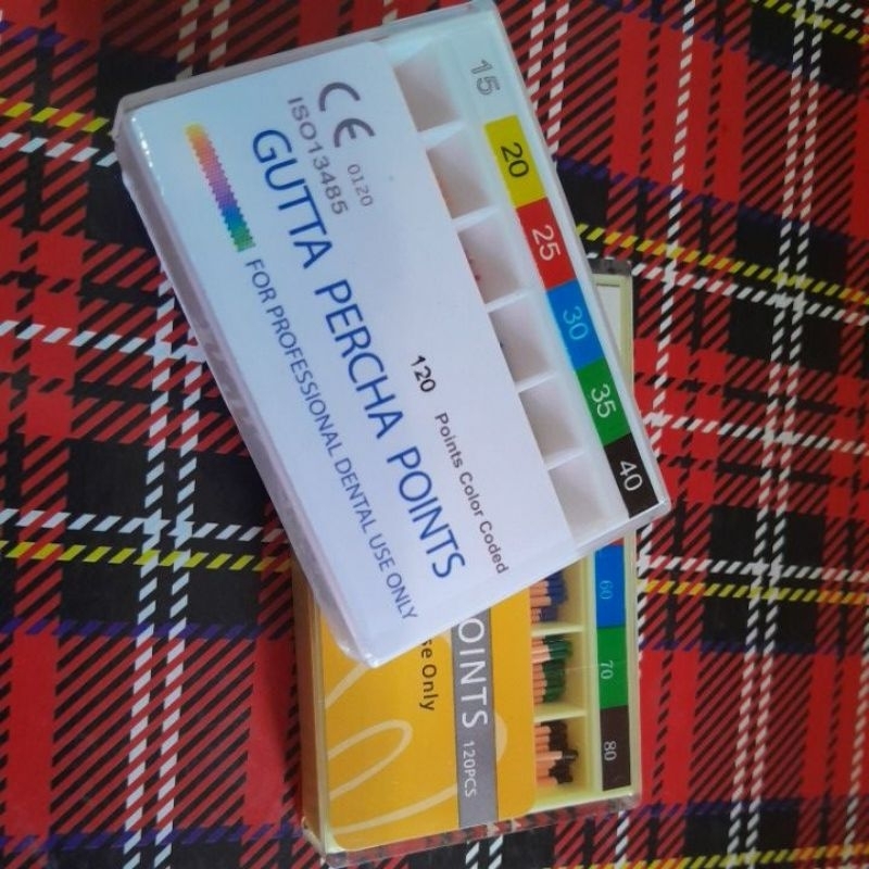 Jual Gutta Percha 15-40/ Gutta Percha 45-80/ Dental Gutta Percha/ Gutta ...