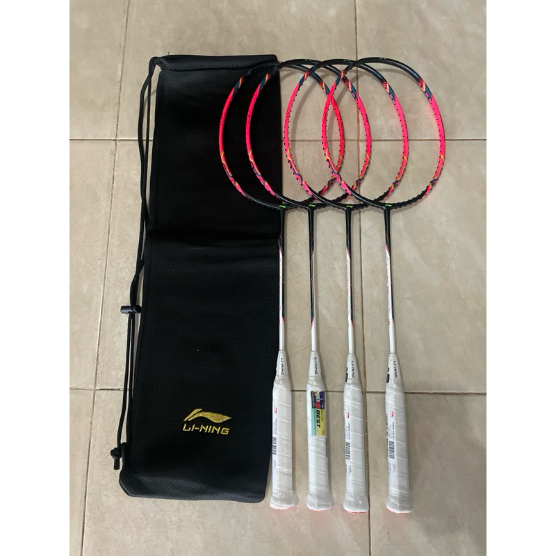 Jual Raket Badminton Lining Halbertec Motor Neon Pink Original | Shopee ...