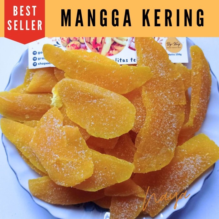Jual Manisan Buah Mangga Kering Lebar Gula Pasir 250 Gram | Shopee ...
