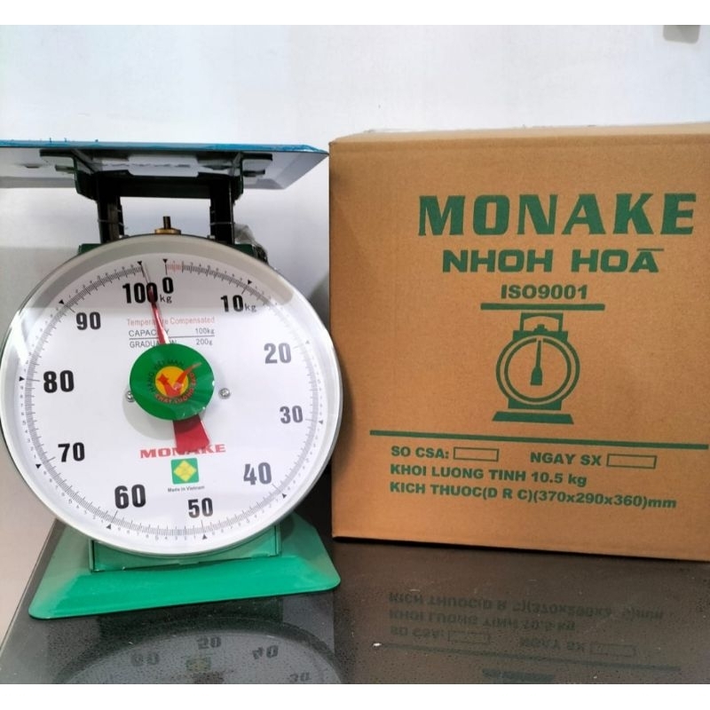 Jual Timbangan duduk / manual scale Nhon hoa vietnam Monake 100kg | Shopee Indonesia