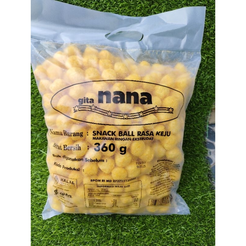 Jual SNACK NANA BALL KEMASAN BAG 360GR | Shopee Indonesia
