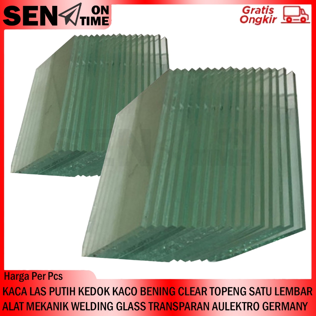 Jual KACA LAS PUTIH KEDOK KACO BENING CLEAR TOPENG SATU LEMBAR ALAT ...
