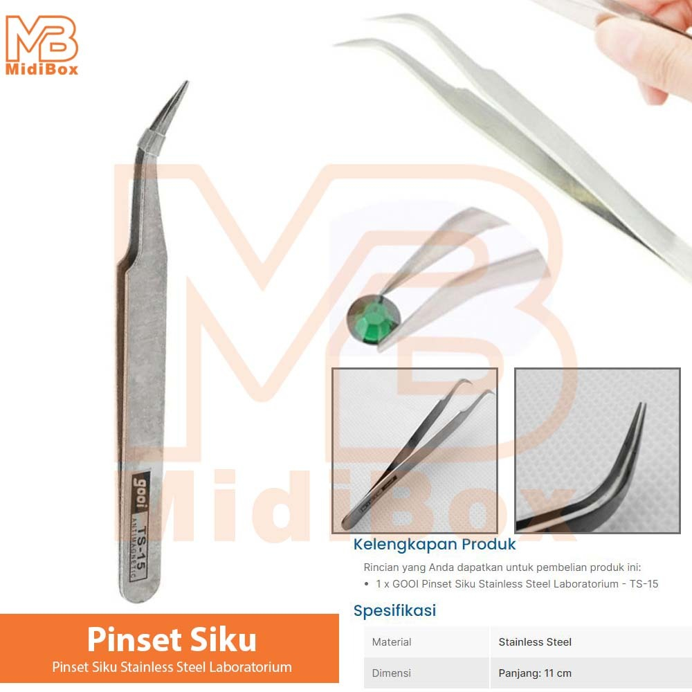 Jual Pinset Siku Stainless Steel Laboratorium | Shopee Indonesia