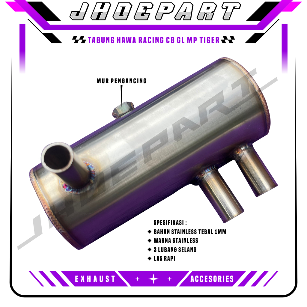 Jual Tabung hawa Racing stainless By Jhoe Part | Shopee Indonesia