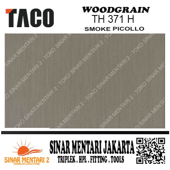 Jual TACO HPL WOODGRAIN TH 371 H SMOKE PICOLLO | Shopee Indonesia