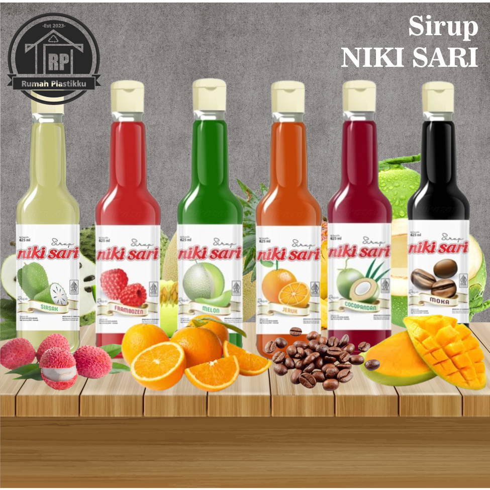 Jual Sirup Aneka Rasa / Sirup Niki Sari / 625 ml | Shopee Indonesia