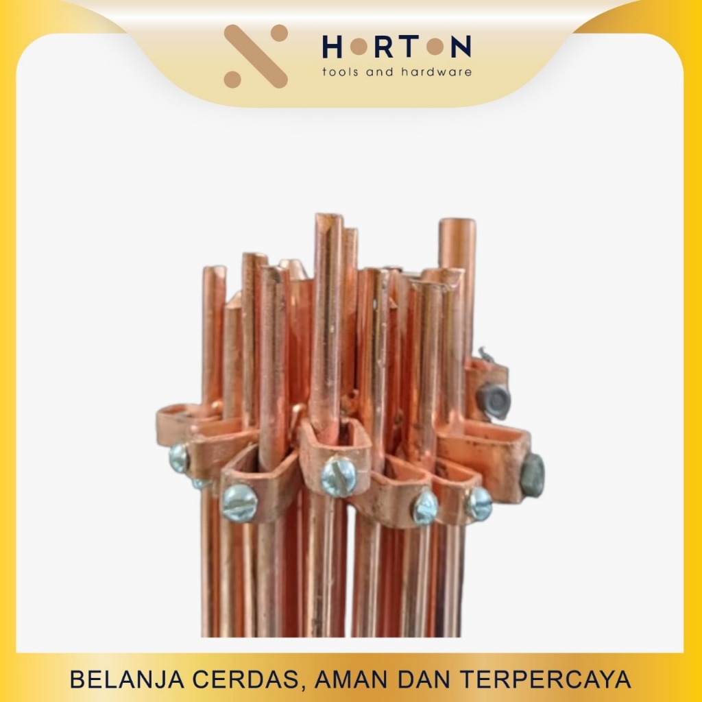Jual Grounding Tembaga / Grounding Penangkal Petir 1,5M / Ground ...
