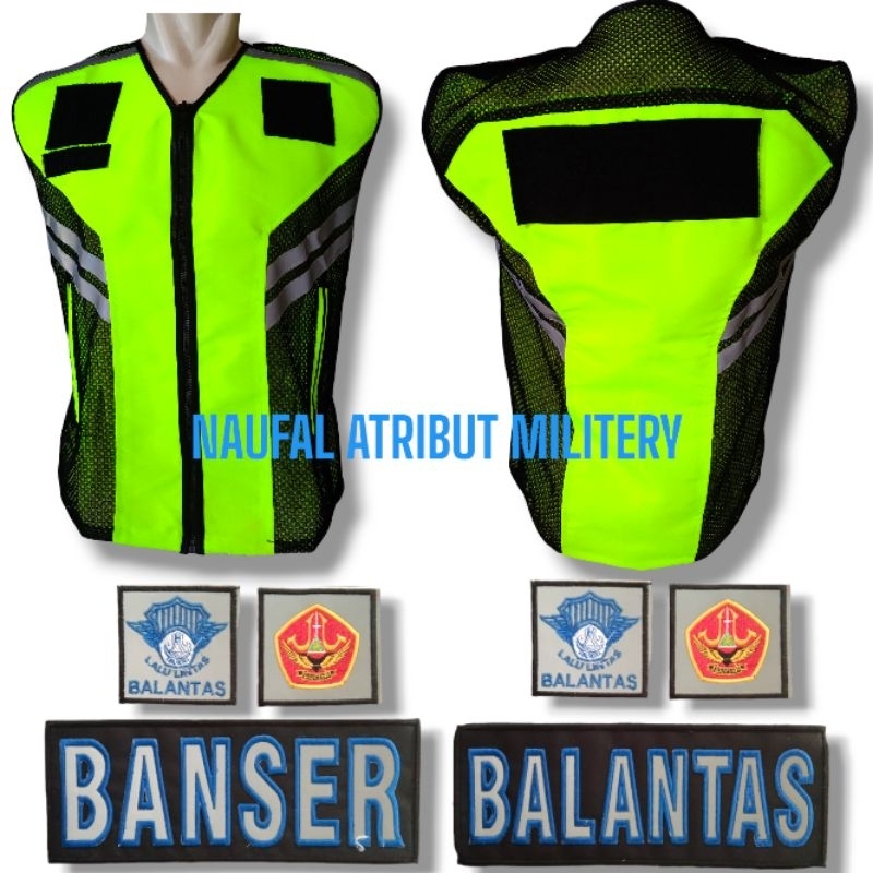 Jual Gratis Nama- Rompi Banser Balantas | Rompi Banser Bahan Taslan ...