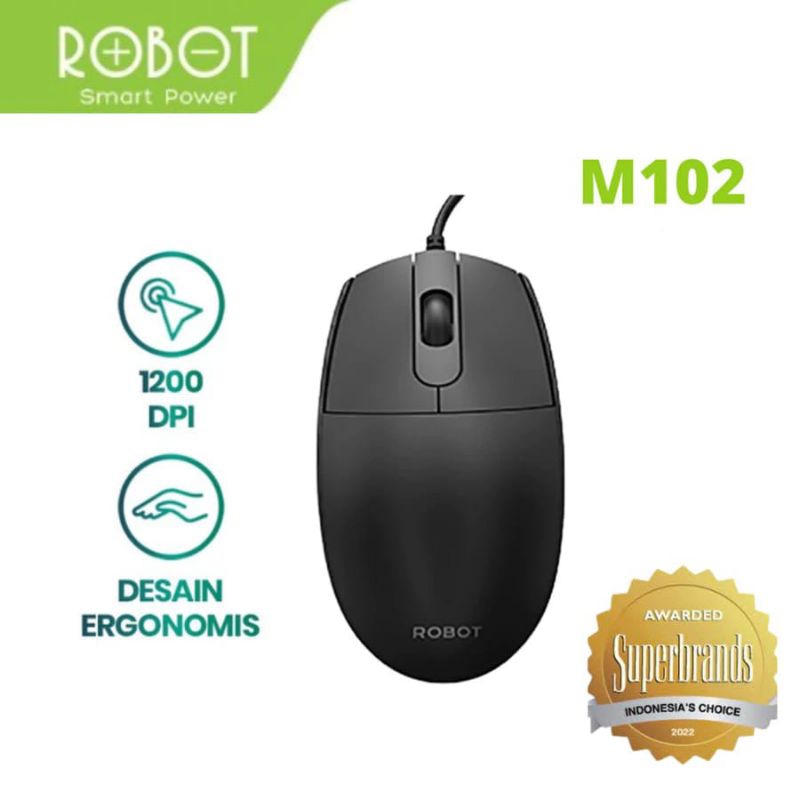 Jual Mouse Kabel Robot M102 Original | Shopee Indonesia