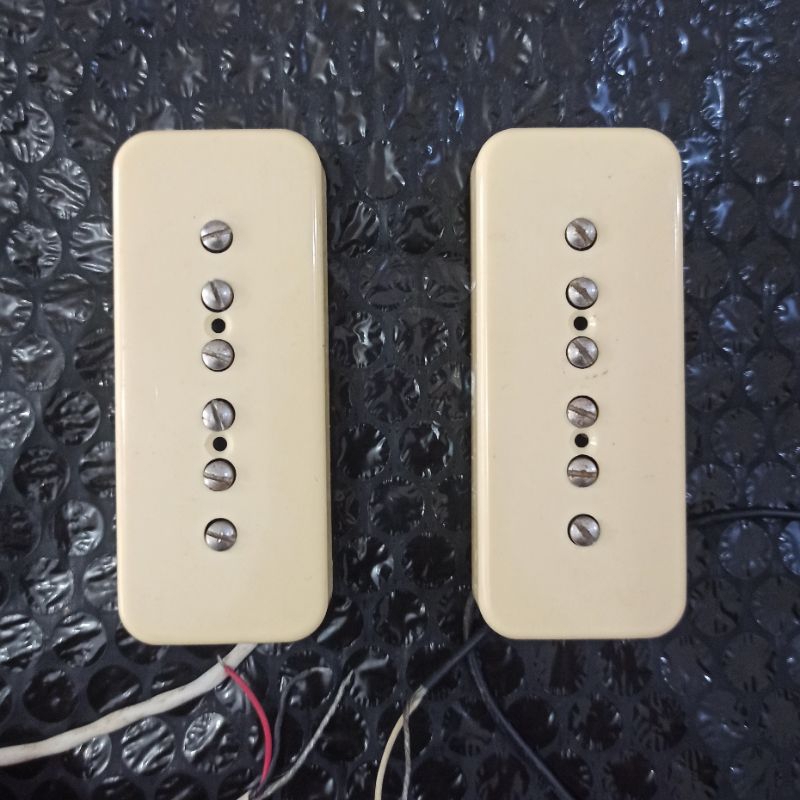 Jual Pickups Spull Gitar P-90 Epiphone Neck Bridge Ivory Cream | Shopee ...