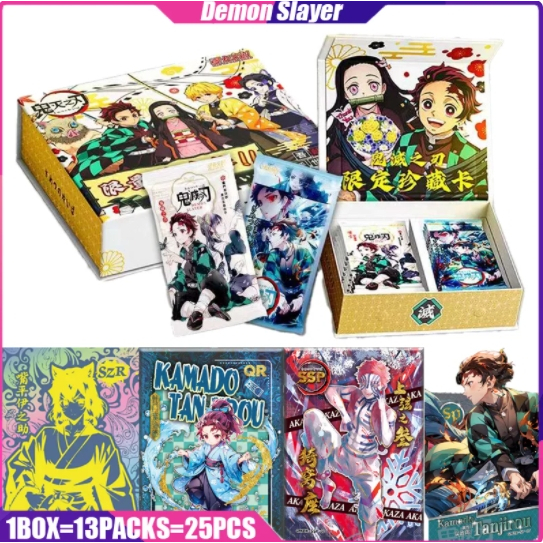 Jual Demon Slayer Cards MANKA Tanjirou Nezuko Anime Collection Cards ...