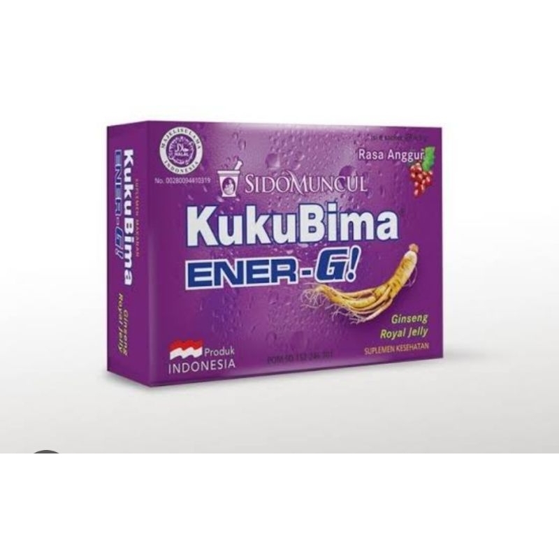 Jual ( per box)kukubima energi rasa angur 1box isi 6 pcs x4,5gram ...