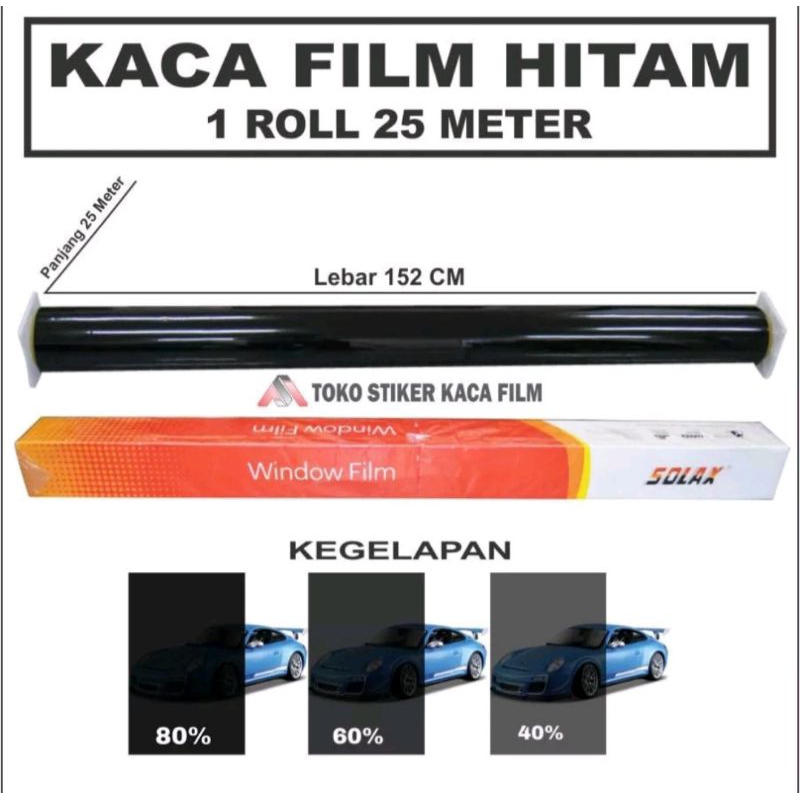 Jual KACA FILM AUTO WINDOW | KACA FILM 1 ROLL |KACA FILM GEDUNG | KACA ...