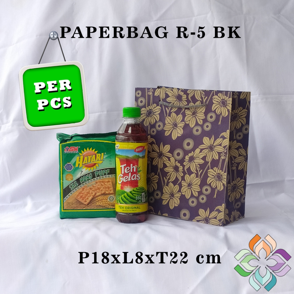Jual PAPERBAG UKURAN R-5 BK P15 x L8 x T25 CM UNTUK WAFER TANGO NABATI ...