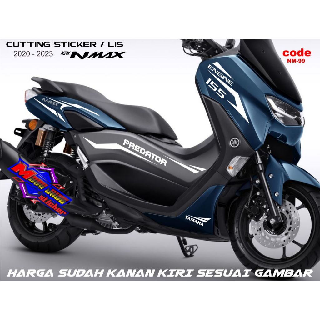 Jual CUTTING STICKER NMAX 155 NEW 2022 STRIPING NMAX BARU | Shopee ...
