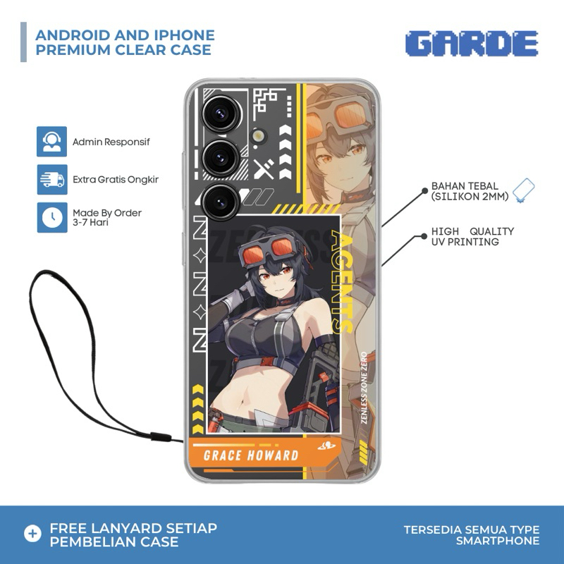 Jual ZENLESS ZONE ZERO ZZZ AGENT CHARACTER PREMIUM CLEAR CASE HIGH ...