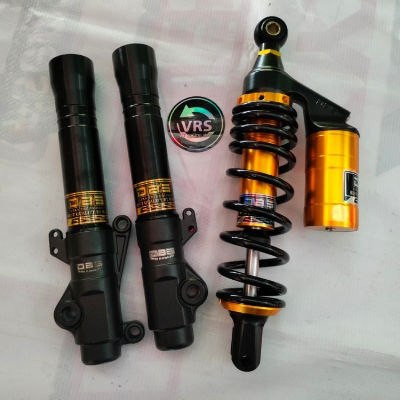 Jual paket shock depan belakang beat Scoopy Vario 125/150 Mio Mioj ...