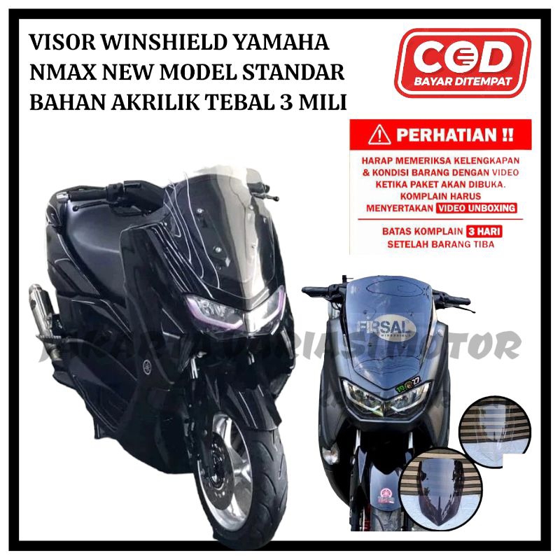 Jual Visor yamaha nmax new variasi model standar bahan full akrilik ...