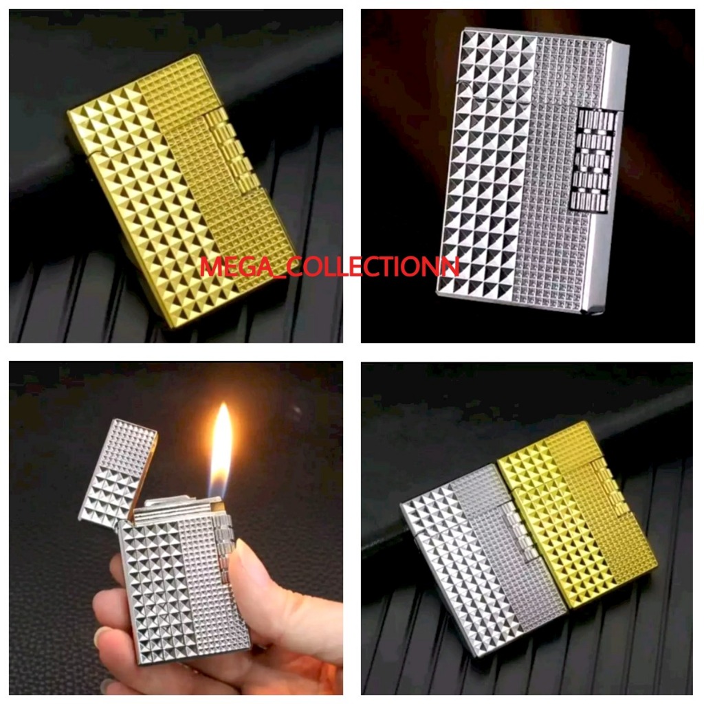 Jual KOREK API MODEL DUPONT KOREK API GAS GERINDA WARNA GOLD DAN SILVER ...