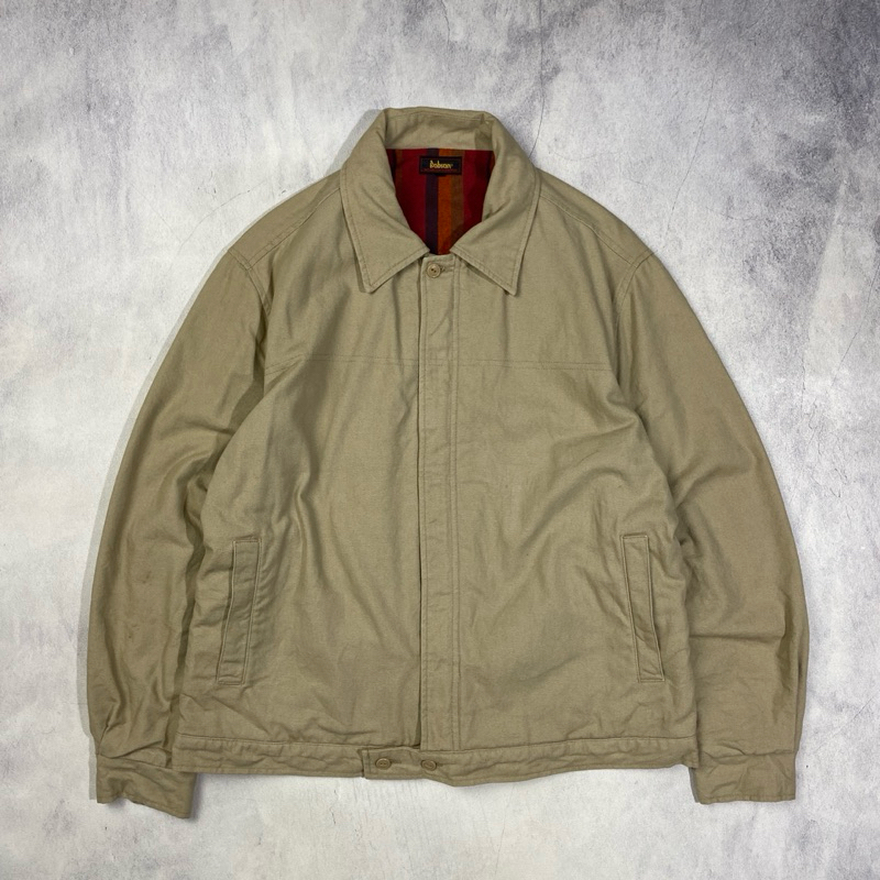 Jual Vintage Bobson Blanket Lined Canvas Work Jacket Casual Harrington ...